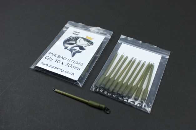 PVA solid bag stems quick change - 2 sizes 70mm / 85mm - CarpKing.co.uk